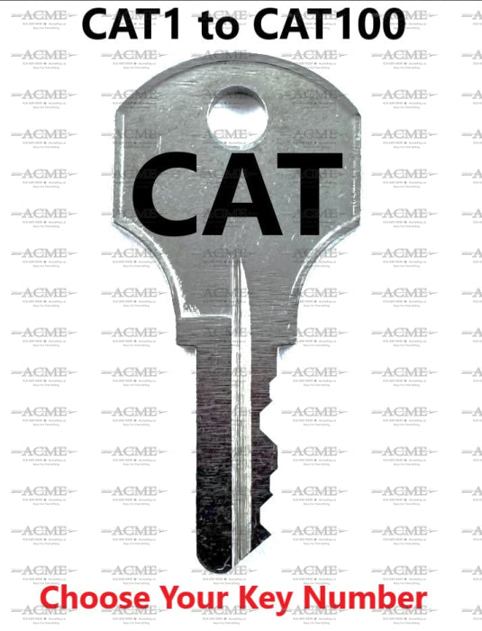CAT1 to CAT100 CCL Corbin Cabinet Lock Replacement Key | AcmeKey.ca ...