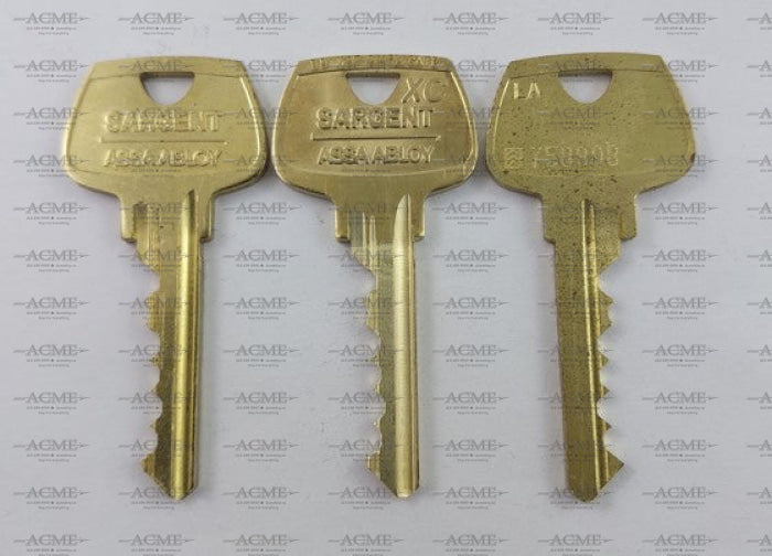 Sargent Assa Abloy Factory Original Replacement Key – Acme Lock & Key ...