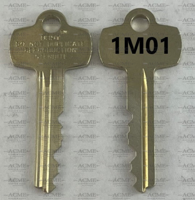 Best 1M01 to 1M100 Med Cart Replacement Keys | Acme Key Toronto – Acme ...
