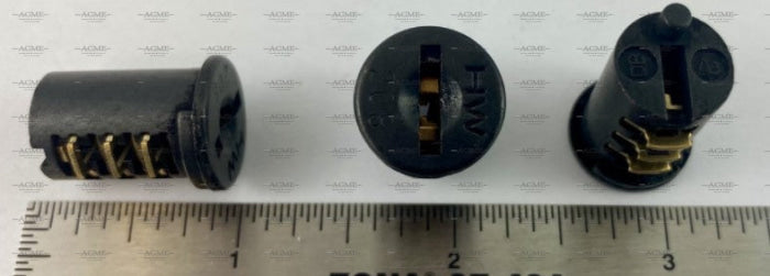 Haworth HW001 to HW100 Black Core Only NO Keys | AcmeKey.ca – Acme Lock ...
